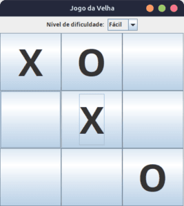 Jogo da Velha Java Swing Minimax: Interface Gráfica e Dificuldade